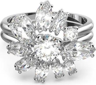 Swarovski Ring - Gema Ring - Gr. 17 - in Silber - für Damen