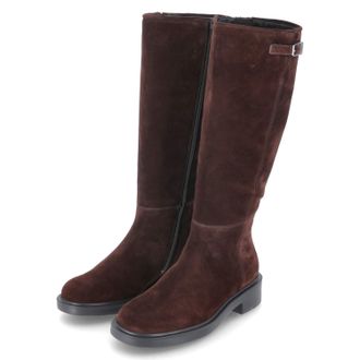 Högl 010194221000 Schaftstiefel Rauleder Damen in braun - Gr. 38,5