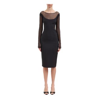 Elisabetta Franchi Damen, Kleider, Schwarzk, SGr&ouml;&szlig;e