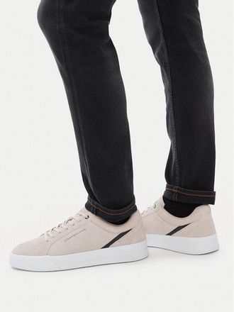 Tommy Hilfiger Sneakers Th Court Premium Suede FM0FM05880 Hellbeige