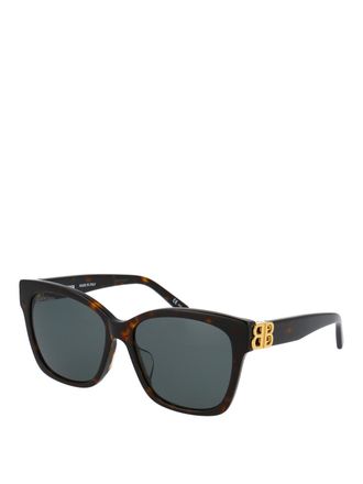 Balenciaga Lunettes De Soleil - Marron