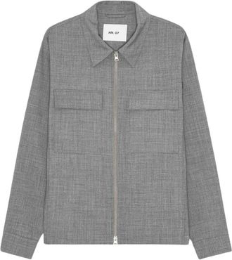 Nn.07 Nn07, Homme, Vestes, Gris, Taille: M Alban Zipper Jacket