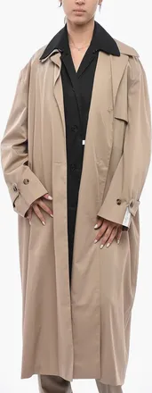 Rokh Trenchcoat aus Doppelstoff mit abnehmbarem Detail Rokh