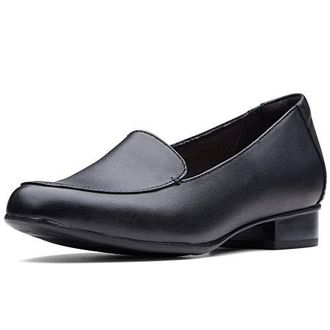 Clarks Femme Juliet Lora Mokassin, Noir Black Leather Black Leather, 38 EU