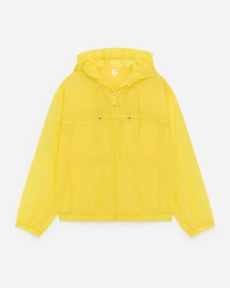 Arket Windbreaker Aus Ripstop -Gelb