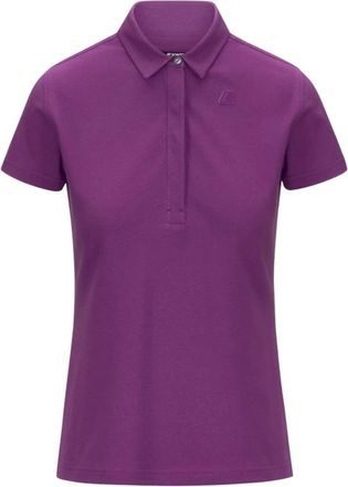 K-Way Femme, Tops, Violet, Taille: 44 FR Amedea Pique Polo