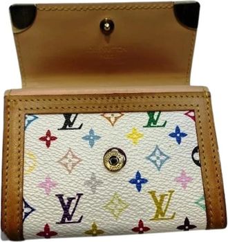 Louis Vuitton Pre-owned Porte Monnaie Plat Monogram Multicolore &Eacute;tui &agrave; Monnaie - Femme - Pre-owned - Multicolore - Taille: ONE Size