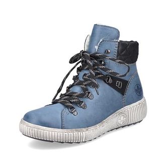 Rieker Femme Z6639 Botte Tendance, Bleu, 37 EU