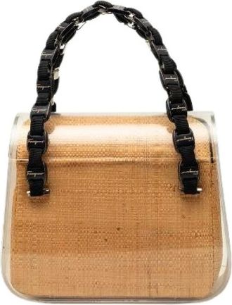 Ferragamo Sac Vara Pre-owned - Femme - Pre-owned - Beige - Taille: ONE Size