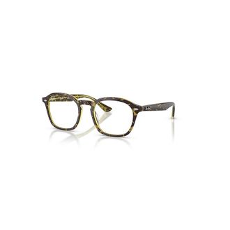 Ray-Ban Rb5451 Optics Havana Auf Gr&uuml;n Transparent Fassung Klar Glas Polarisiert 50-20