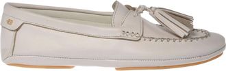 Baldinini Femme, Chaussures, Beige, Taille: 38 1/2 EU Leather Loafer