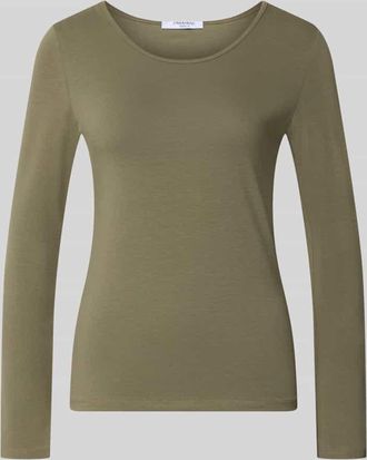 Zabaione Longsleeve mit Rundhalsausschnitt
