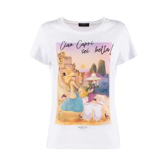 Nenette Femme, Tops, Blanc, Taille: 40 FR Delia T-Shirt