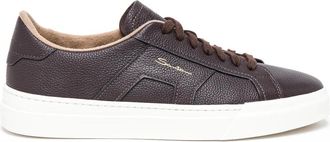Santoni Homme, Chaussures, Brun, Taille: 41 1/2 EU Gloria Baskets