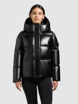 Khujo Steppjacke DEVINA3 SHINY Rei&szlig;verschlusstaschen, eine Innentasche