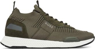 HUGO BOSS Sneakers Titanium 50498245 Gr&uuml;n