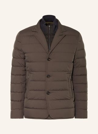 Moorer Moorer Daunenjacke Mit Herausnehmbarer Blende braun