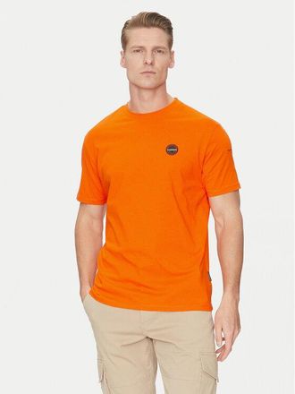 Napapijri T-Shirt S-Badge NP0A4I3N Orange Regular Fit