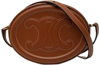 Celine Sac bandouli&egrave;re vintage doccasion - Femme - Pre-owned - Brun - Taille: ONE Size
