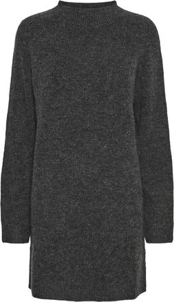 Pieces Pcnemesio Ls Mock Neck Knit Dress Bc