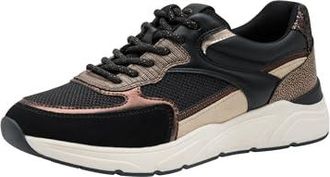 Tamaris Baskets Basses 1-23745-43 pour Femme, Noir/cuivre, 38 EU, Cuivre Noir., 38 EU