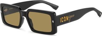 Dsquared2 Homme, Accessoires, Noir, Taille: 55 MM Icon 0029/S Lunettes de soleil