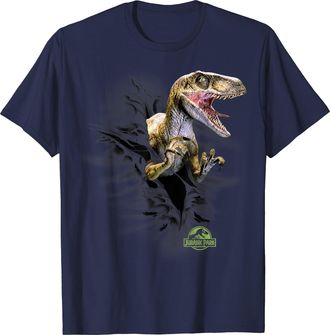 Jurassic Park Velociraptor Tears Through T-Shirt