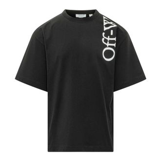 Off-white Homme, Tops, Noir, Taille: L T-shirt de skate bookish vertical