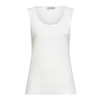 Blanca Vita Top - - Tops - Damen - Wei&szlig; - 2XS