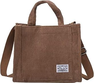 Generic Petit sac carré en polyester pour fille - Mode coréenne - Portable - Cordon de serrage - Sac à bandoulière transparent, marron, Taille unique