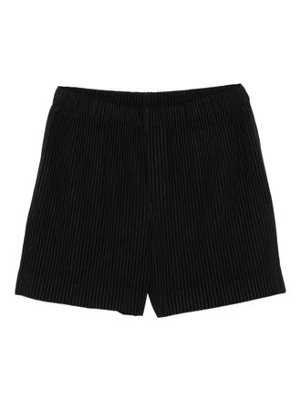 Homme Plissé Issey Miyake short à design plissé - Noir