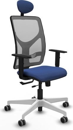 Piqueras y Crespo St&uuml;hle f&uuml;r Call Center Motilla mit 1D-Armen, h&ouml;henverstellbare Lendenwirbelst&uuml;tze und festes Kopfteil, ausgestattet mit Syncro/Traslack und Schneidesc