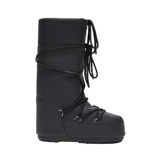 Moon Boot Ikonoische Gummistiefel Schwarz - - Shoes - Damen - Schwarzk - 42 EU