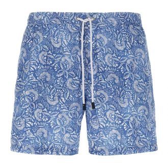 Barba Paisley Floral Badeanzug - - Swimwear - Herren - Blau - M