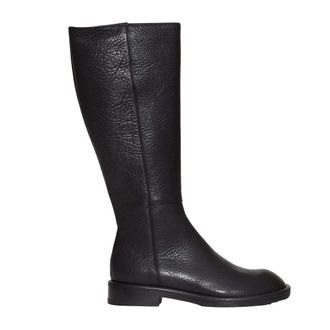 AGL Schwarze Leder-Stiefeletten - - Shoes - Damen - Schwarzk - 38 EU