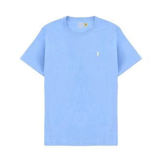 Polo Ralph Lauren Homme, Tops, Bleu, Taille: XL T-shirt &agrave; manches courtes et col rond