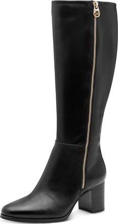 Marco Tozzi Marco Tozzi by Guido Maria Kretschmer Damen Stiefel mit Reißverschluss Elegant, Schwarz (Black), 40 EU