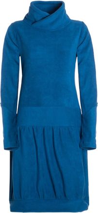 vishes warmes Fleece Winterkleid Ballonkleid mit Stehkragen und Daumenl&ouml;chern - Alternative Bekleidung t&uuml;rkis 42