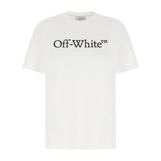 Off-white Femme, Tops, Blanc, Taille: 40 FR T-shirt Casual en Coton