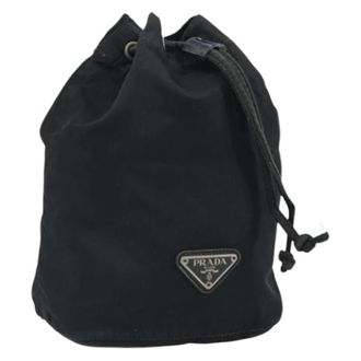 Prada Pre-owned Nylon-Pouch - - Pre-owned - Damen - Schwarzk - ONE SIZE
