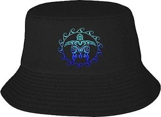 Generic Chapeau De Godet Tortue De Mer Hawa&iuml;enne Bleue Tribale Chapeaux De Soleil De Plage Respirant &Eacute;t&eacute; Bonnet Soleil, pour De P&ecirc;che, Chasse, La Randonn&eacute;e, 5