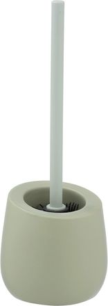 WENKO WC-Garnitur Mod. Badi Lindgrün, hochwertige Keramik mit Matter Oberfläche, inkl. WC-Bürste mit Silikon-Bürstenkopf und Anti-Haft-Wirkung