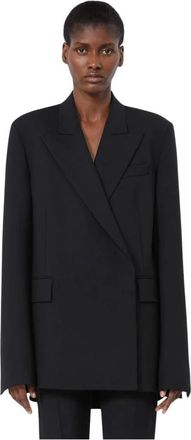 Sportmax Blazer Tailleur Hybride - Femme - Vestes - Noir - Taille: 36 FR