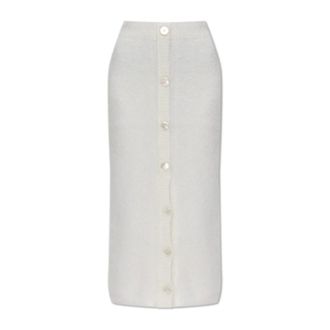 Alessandra Rich Femme, Jupes, Beige, Taille: 34 FR Jupe en laine