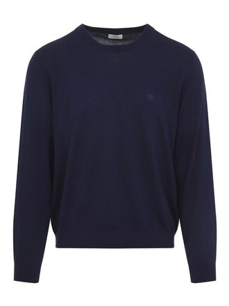 Etro Pull Col Rond - Bleu