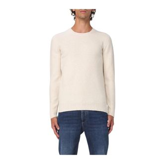 Drumohr Rundhalspullover - - Knitwear - Herren - Wei&szlig; - XL
