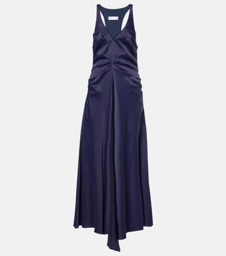 Victoria Beckham Robe longue en satin