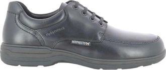 Mephisto Homme, Chaussures, Noir, Taille: 47 EU Chaussures décontractées noires pour hommes