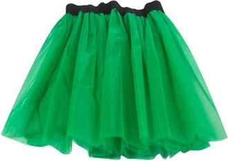 Generic D&eacute;guisement 2026 pour fille avec jupe &agrave; pompon trois doubl&eacute;e avec tutu de danse de ballet, Vert, Taille Unique