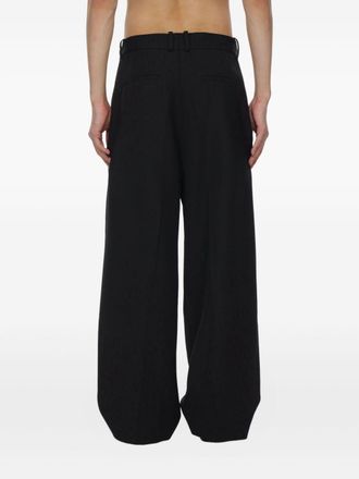 STUDIO NICHOLSON Mens Trousers Lines Black